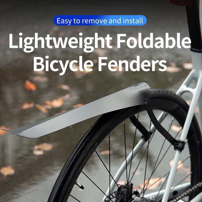 LILIOO Bicycle mudguard Foldable Road Bike Mud Guard Easy Installation ...