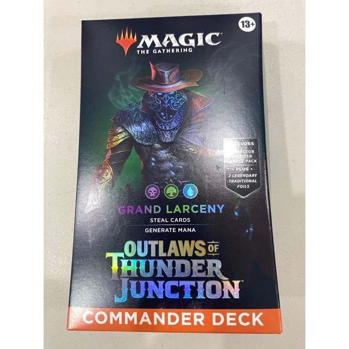 Outlaws of Thunder Junction Commander Deck - Grand Larceny - Commander ...