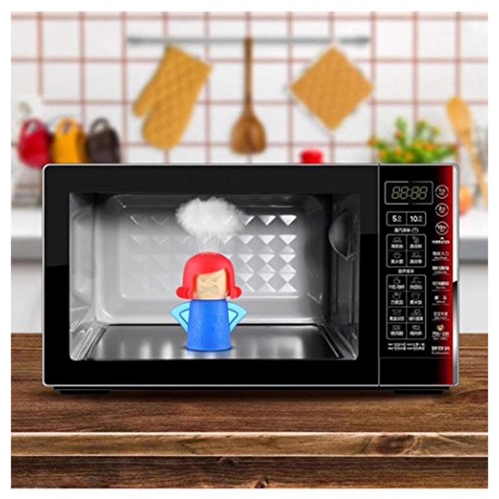 Angry Mama Microwave Cleaner - Effortless Steam Cleaning for Your ...