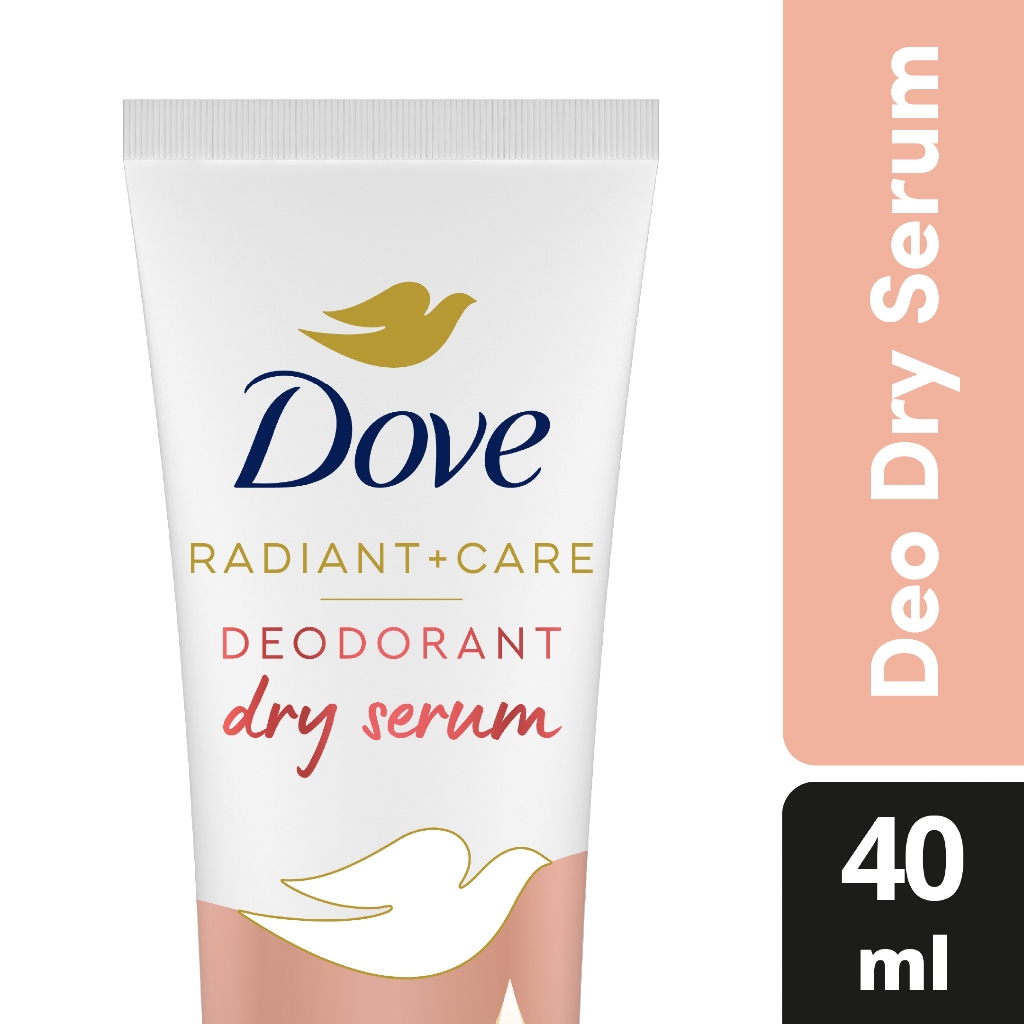 Dove Radiant + Care Deodorant Dry Serum 3% Niacinamide 10x Vitamin C&E ...