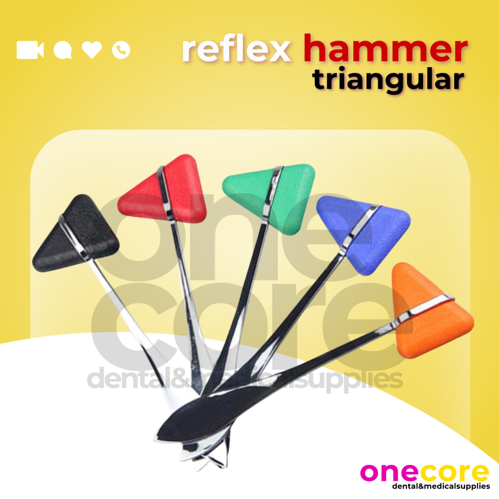 Reflex Hammer (Colored) - Medical Triangle Taylor Pertussis Percussion ...