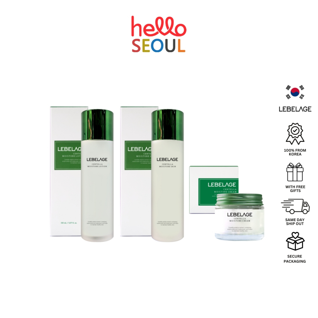 LEBELAGE Centella Moisture Skin/Lotion/Cream (3 Options) | Shopee ...