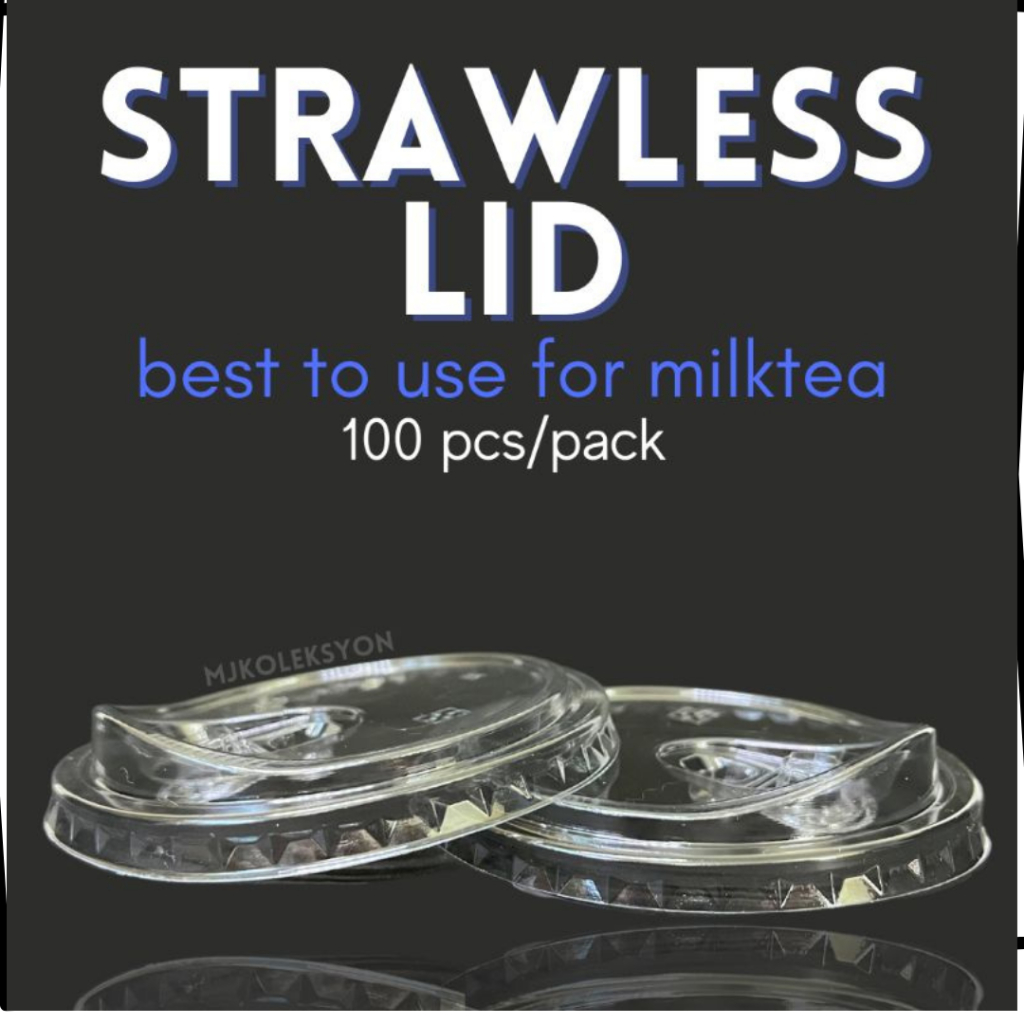 50pcs Strawless Lids 95mm and 98mm for milktea cups TAKIP ONLY | Shopee ...