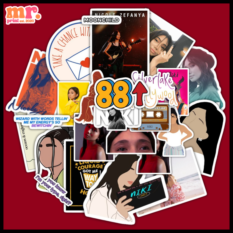 NIKI ZEFANYA VOL 1 STICKERS 88 RISING WATERPROOF STICKERS FOR TUMBLER ...