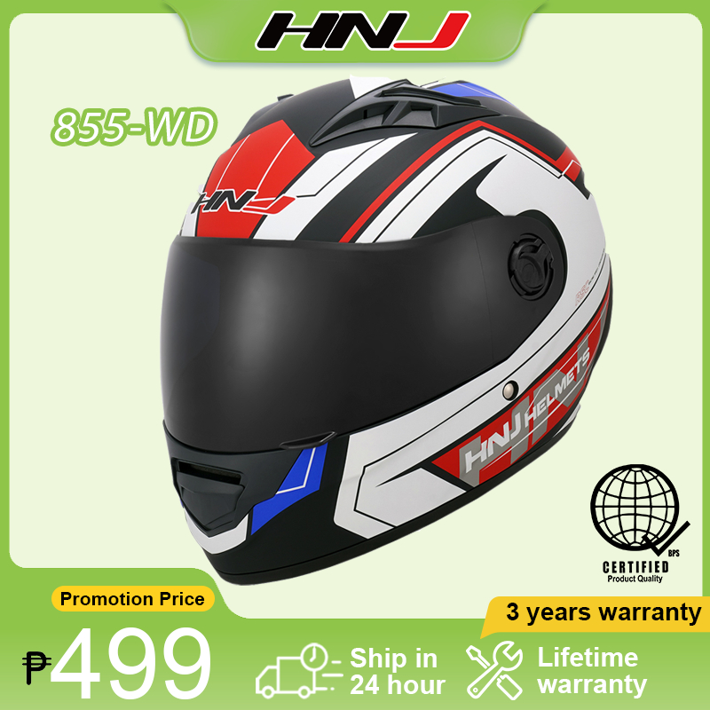 HNJ 855 W/D women's motorcycle medium size helmet full face full face ...