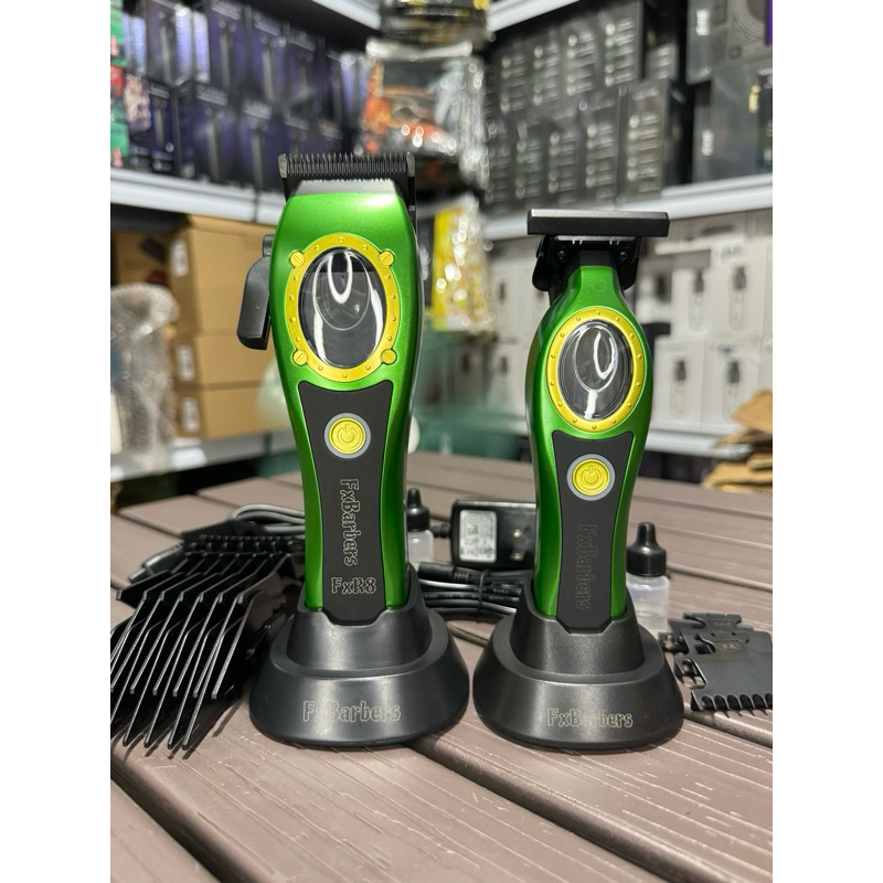 Fxbarbers Clippers Detailers Duo Set Package 8800rpm /4500mAh Battery ...