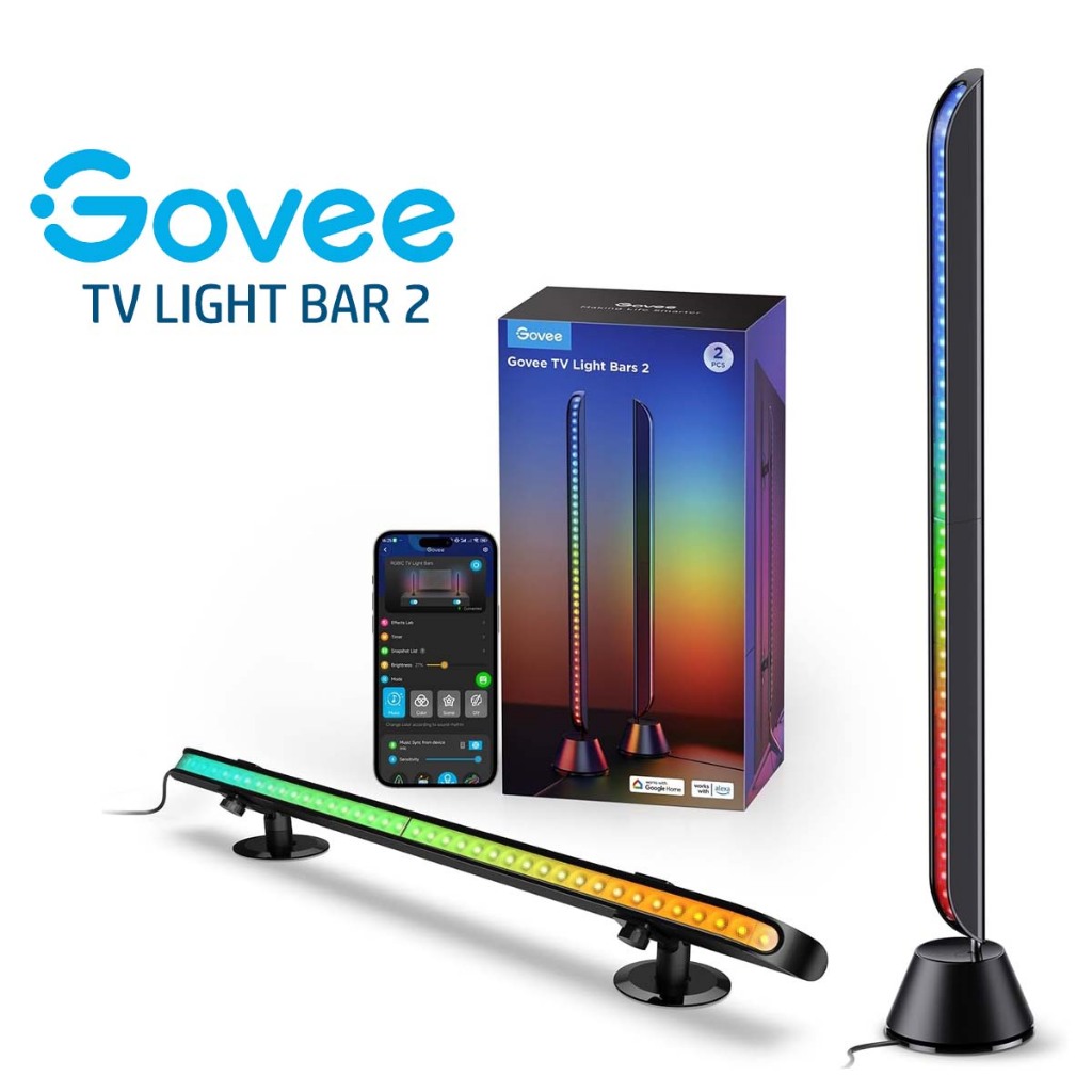 Govee Smart TV Light Bar 31 Inch RGBIC WiFi LED Light Bar Voice and App ...