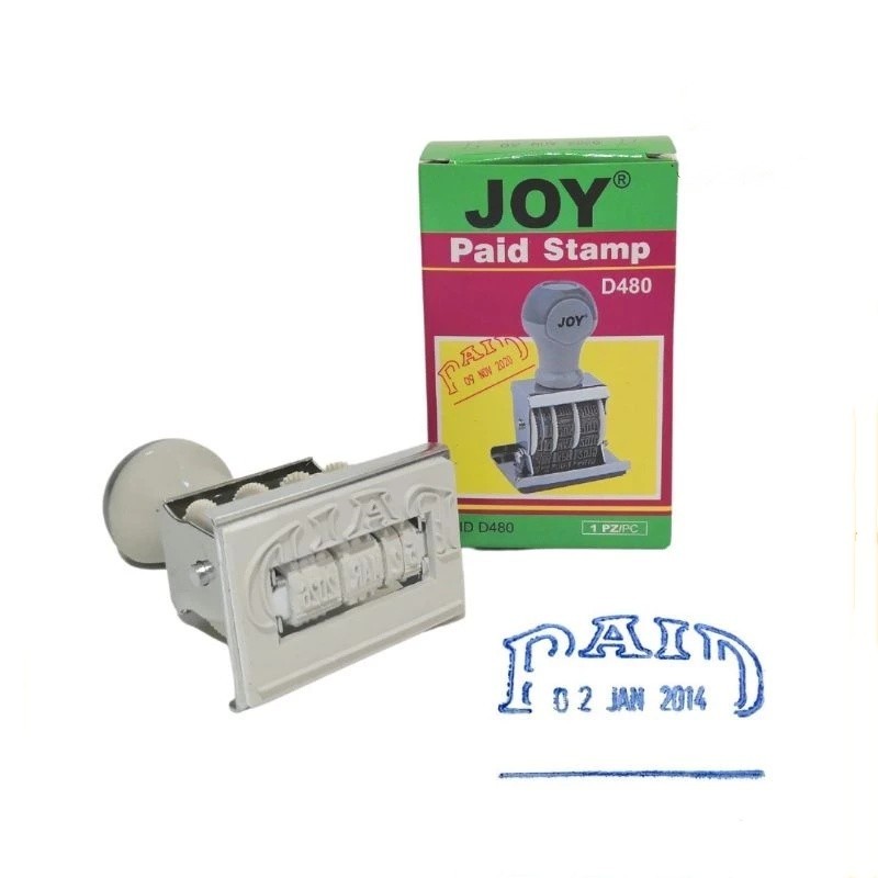 JOY stamper date stamp, paid stamp and received stamp, | Shopee Philippines