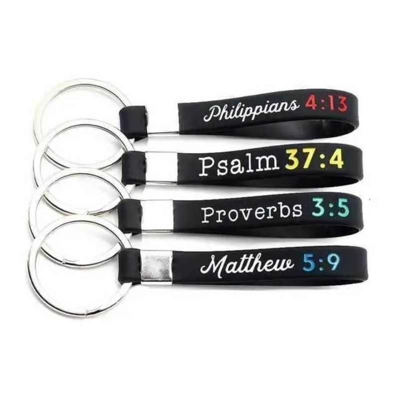 Bible verse silicone Keychain | Shopee Philippines