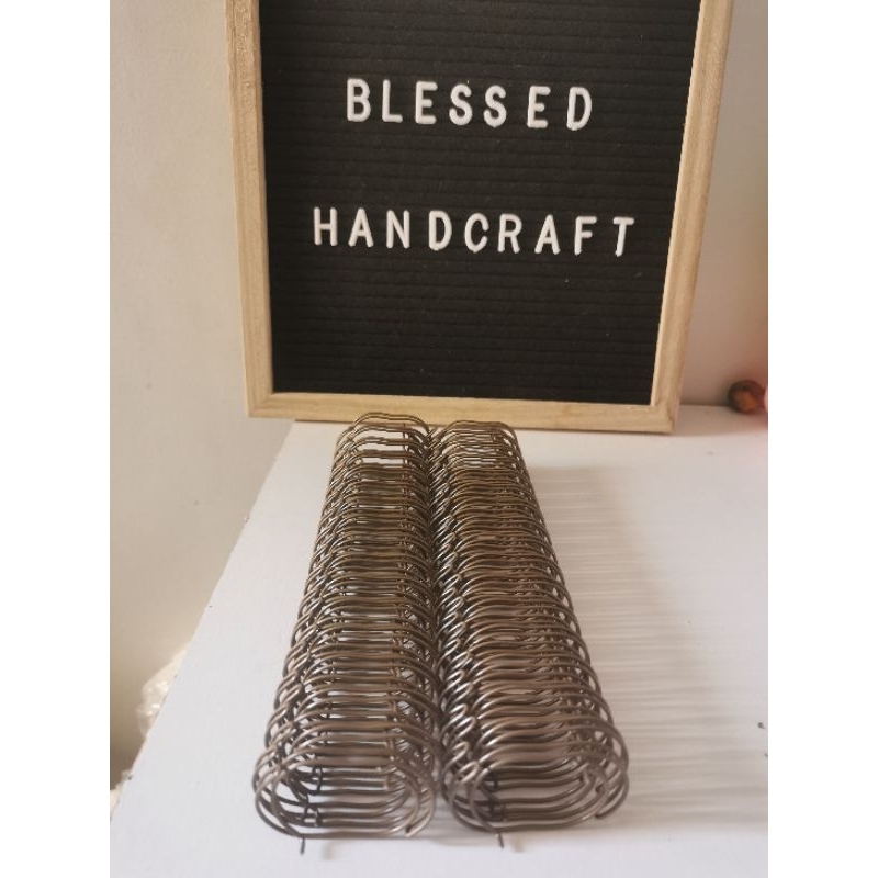 1" and 1-1/4" Double Loop Binding Wires for Cinch 2:1 Pitch, A5 size ...