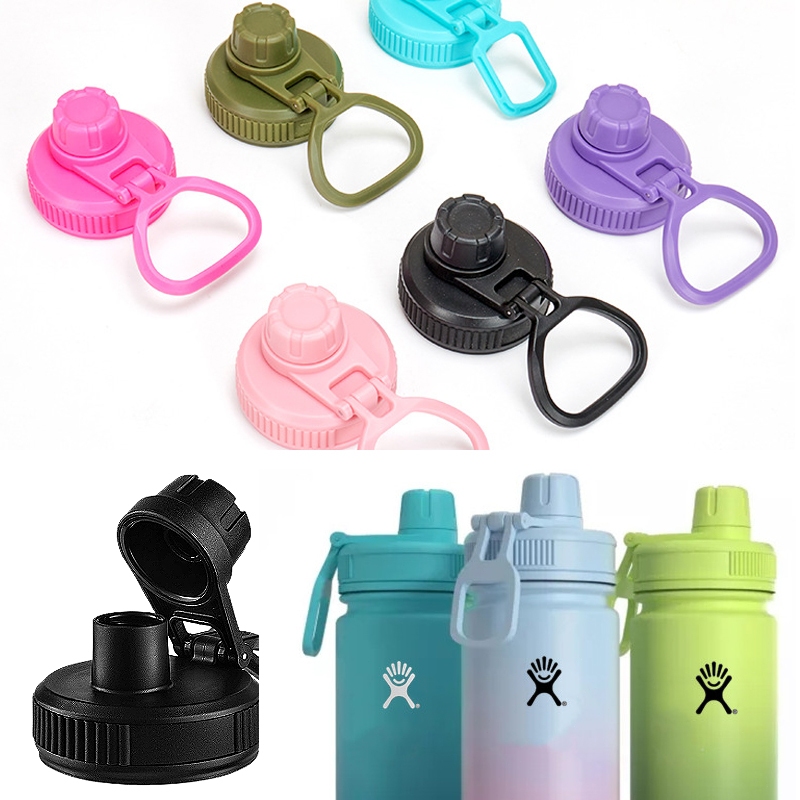 Lid Cap Replacement 12oz-64oz Wide Mouth Water Bottle Lid, Tumbler Cap ...