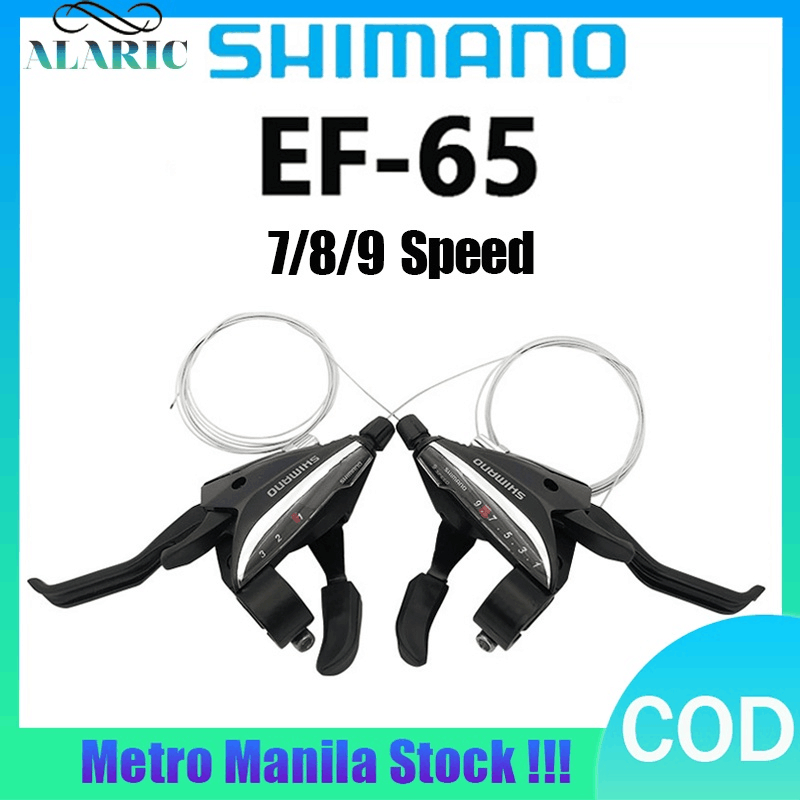 Shimano shifter 7/8/9 speed MTB EF65 combo shifter 3×7/3×8/3×9 speed ...
