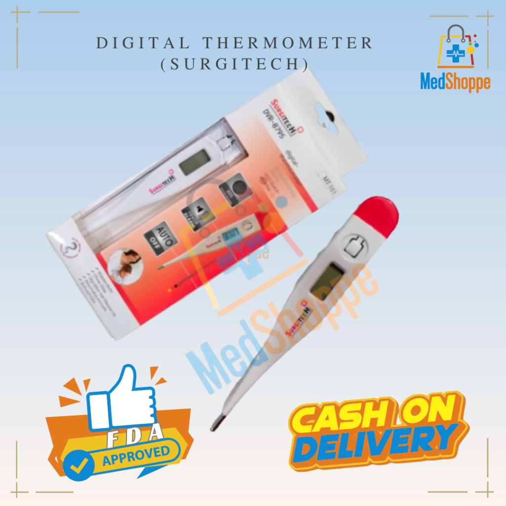 SURGITECH DIGITAL THERMOMETER | Shopee Philippines