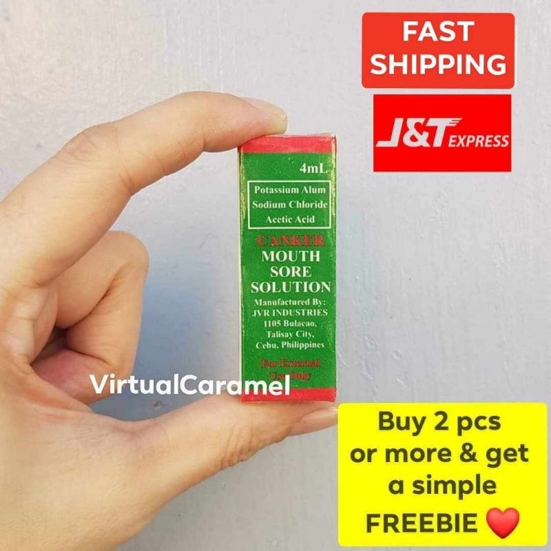 Canker Mouth Sore Solution 4ml DEBACTEROL LIKE - Gamot sa Singaw For ...