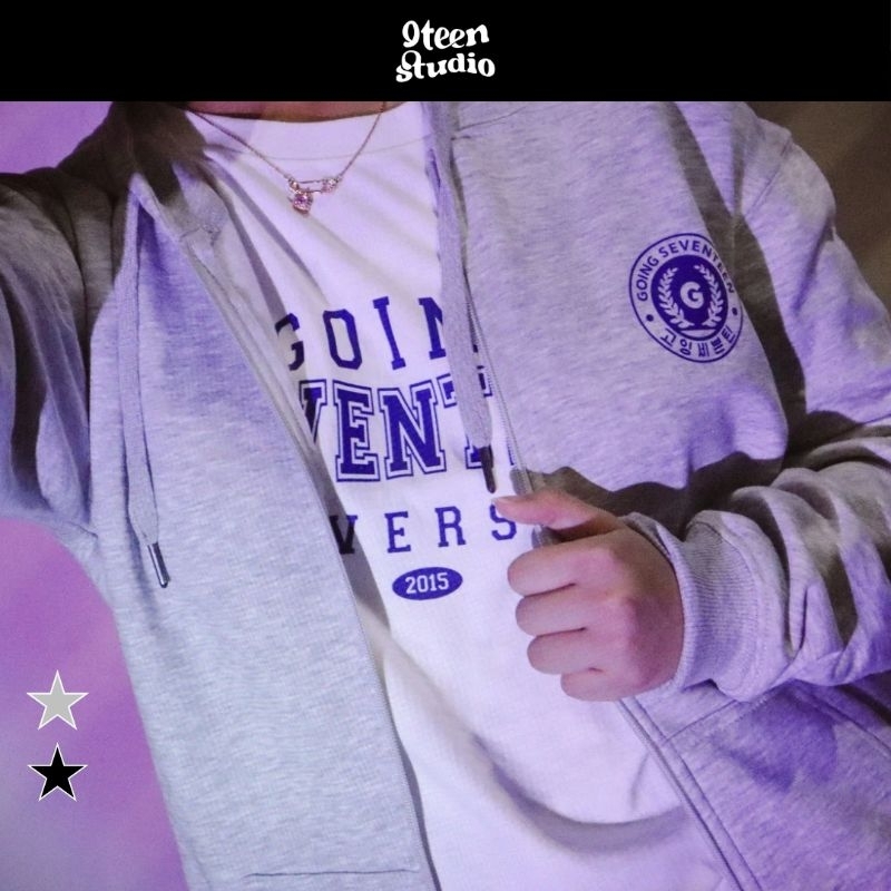 [ZIP-UP Hoodie] GOSE UNIVERSITY | 9TEENSTUDIO | Shopee Philippines