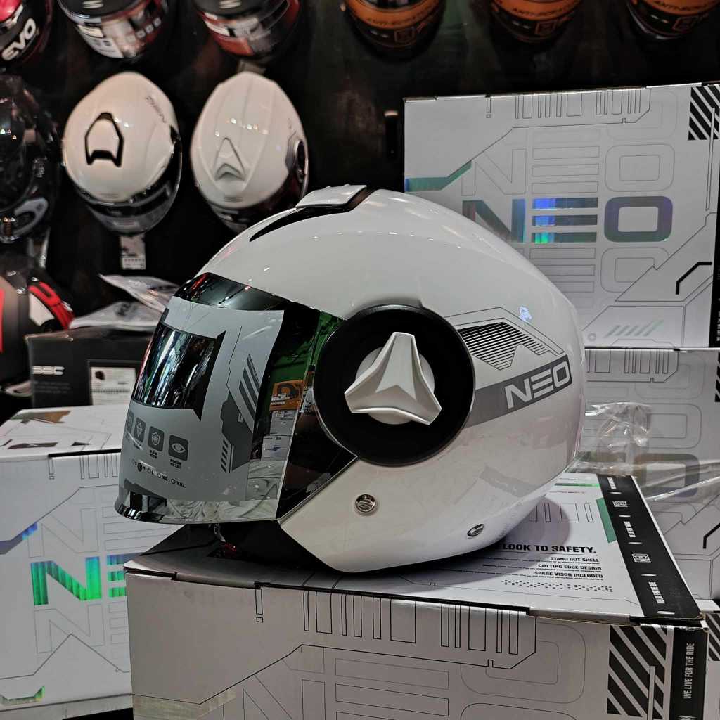 NEW Spyder NEO RUSH halface helmet WITH FREE CLEAR LENS | Shopee ...