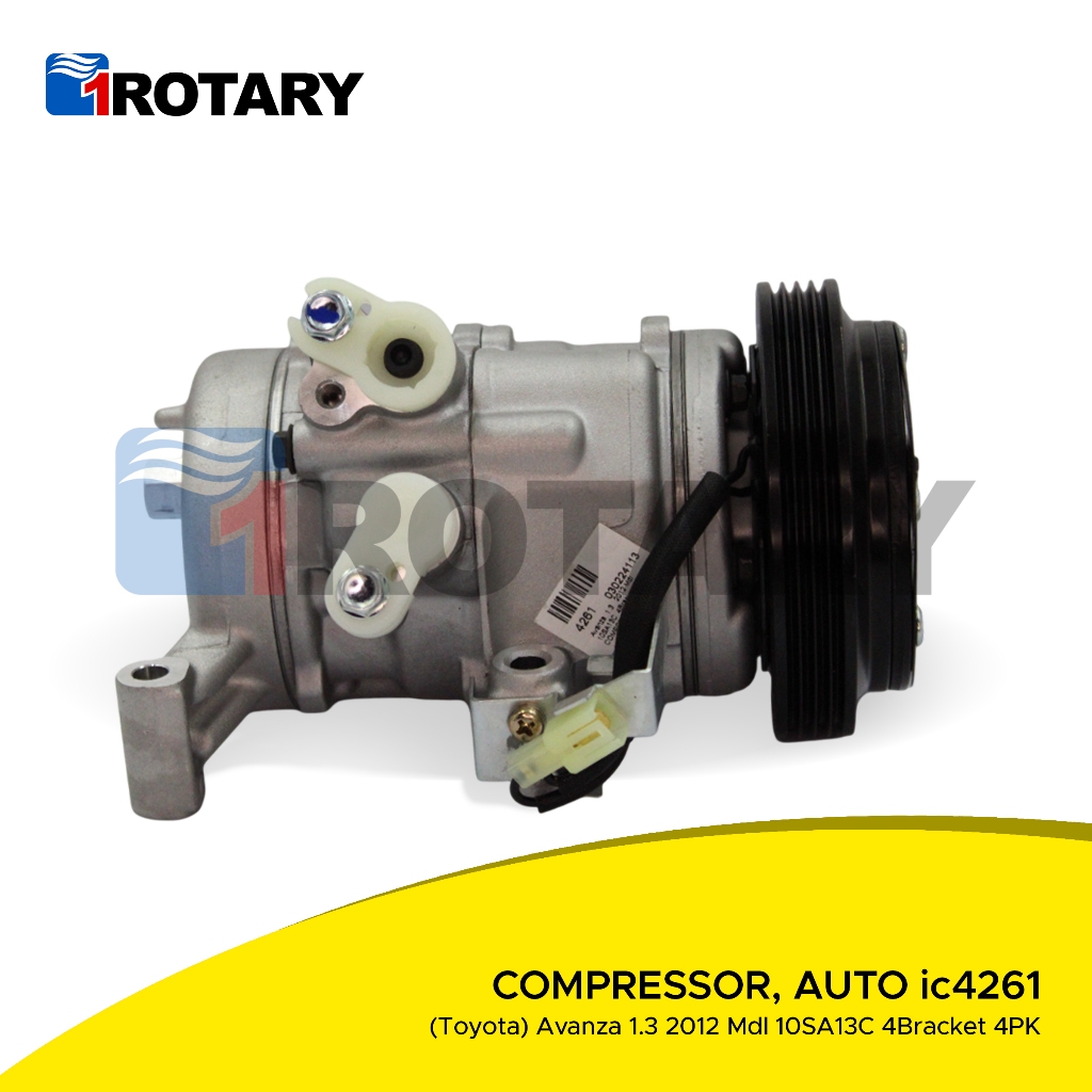 1ROTARY Auto Compressor Toyota Avanza 1.3 2012 Mdl 10SA13C 4Bracket 4PK ...