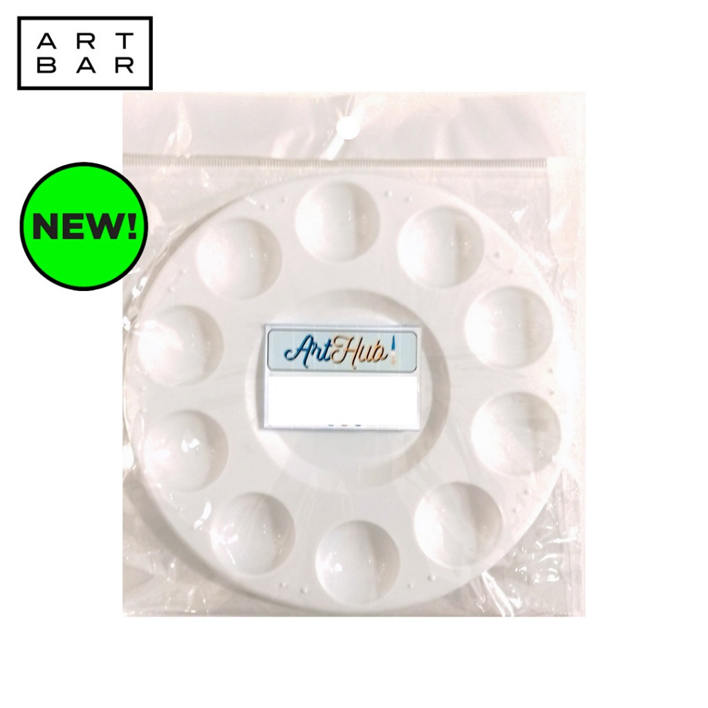 Arthub Mixing Plate 10 Wells Round - Art Bar | Shopee Philippines