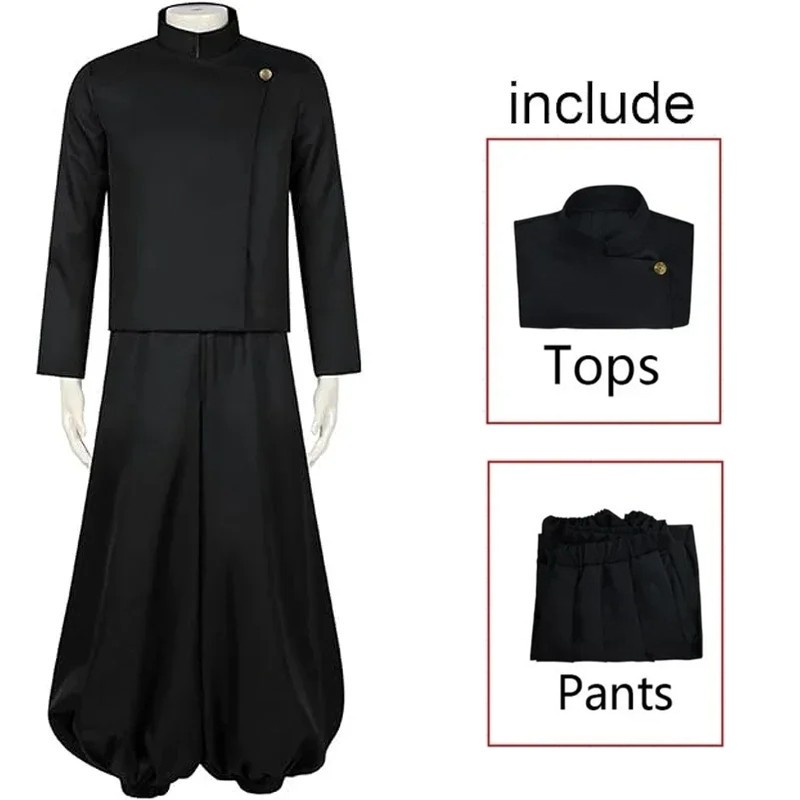 Anime Jujutsu Kaisen Geto Suguru Cosplay Costume School Uniform Top ...