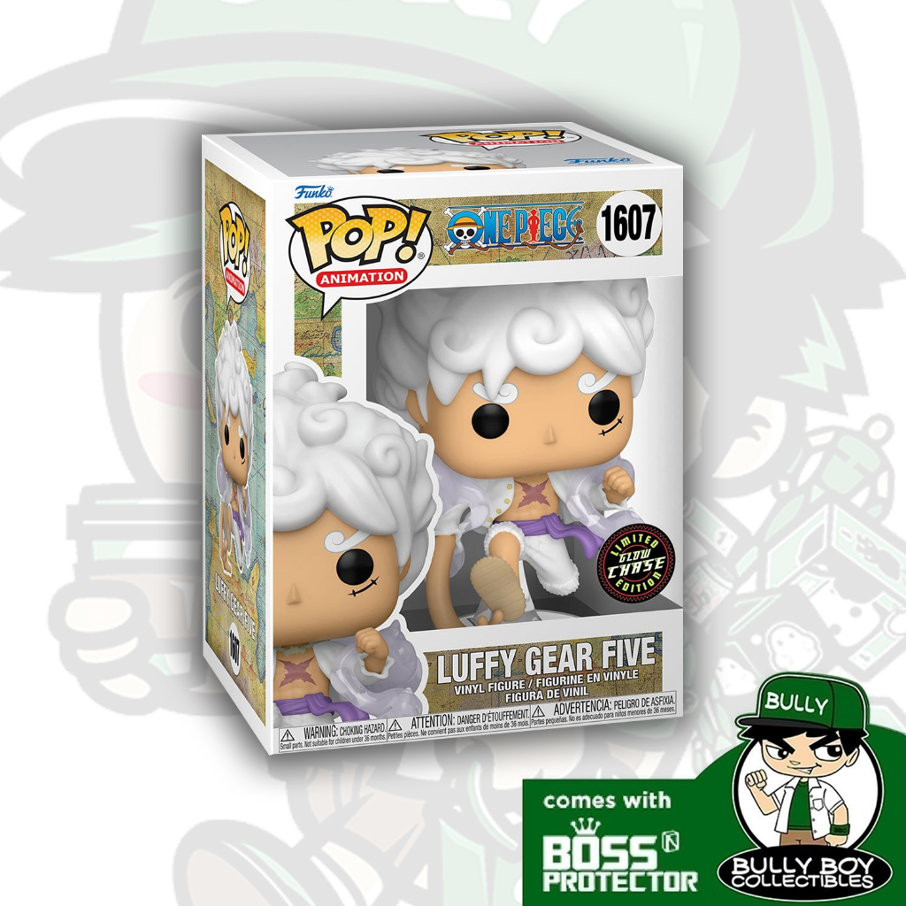 Funko POP! Animation: One Piece - Luffy Gear 5 (CHASE) 1607 With Boss ...