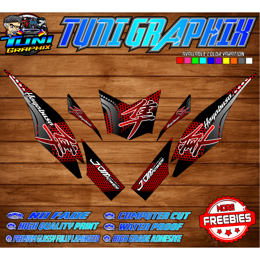 Honda Xrm 125 Trinity HAYABUSA DESIGN DECALS | Shopee Philippines