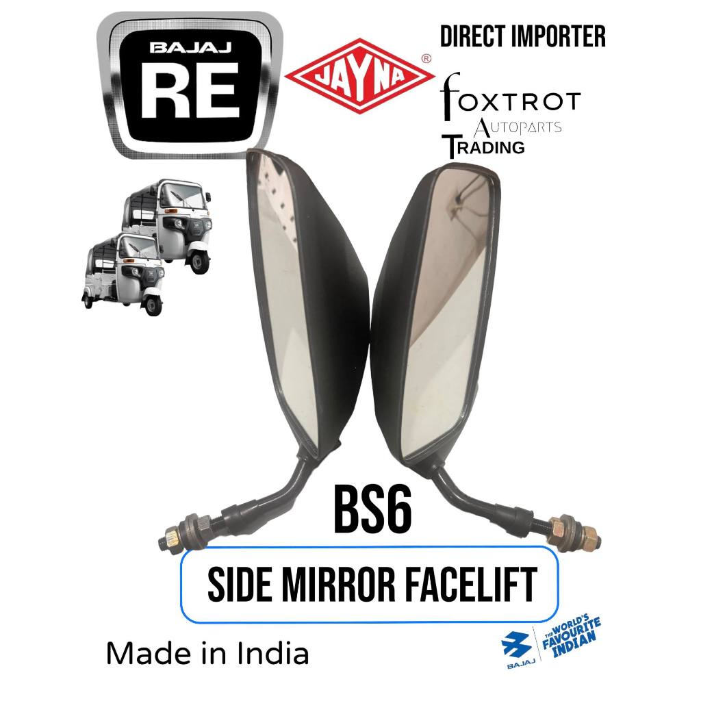 BAJAJ RE Side Mirror Facelift BS6 Set Genuine | Shopee Philippines