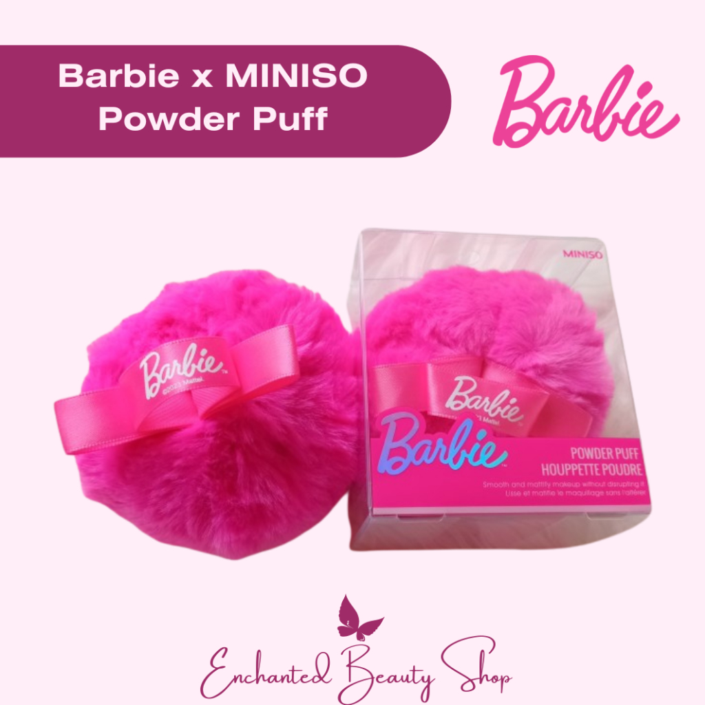 Barbie x MINISO Pink Powder Puff | Shopee Philippines