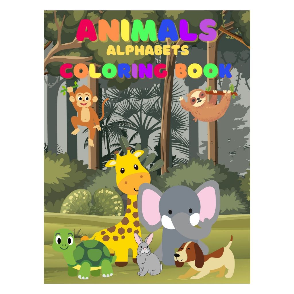 Animals Alphabet Coloring Book Digital Copy | Shopee Philippines
