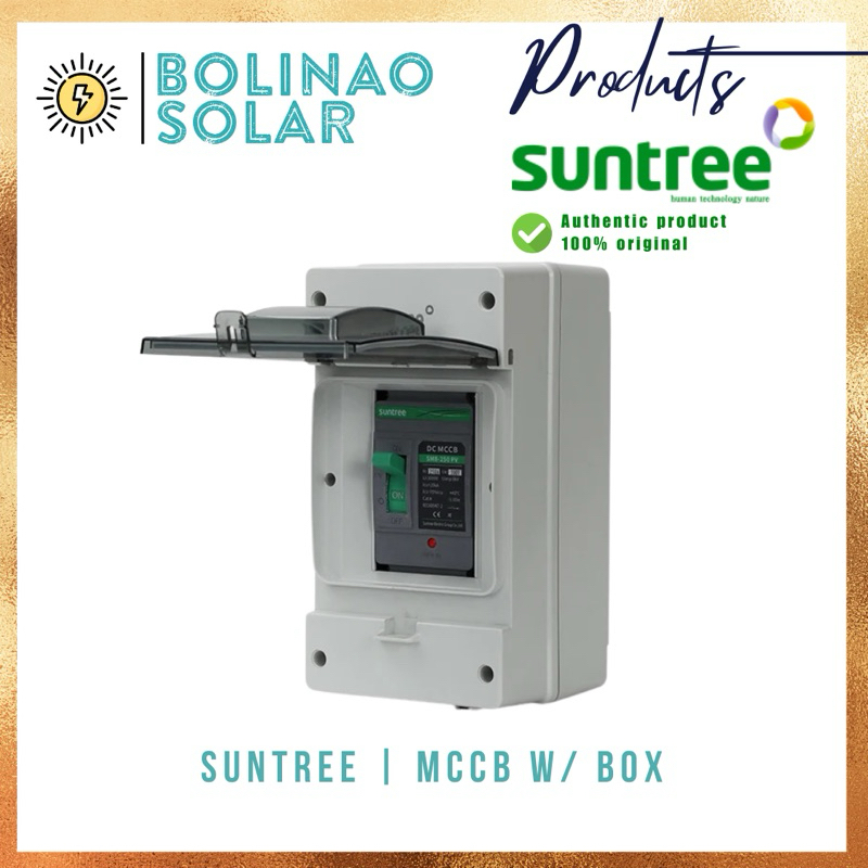 SUNTREE | DC MCCB 100A/125A/200A/250A; 500V/1000V & Box | Shopee ...