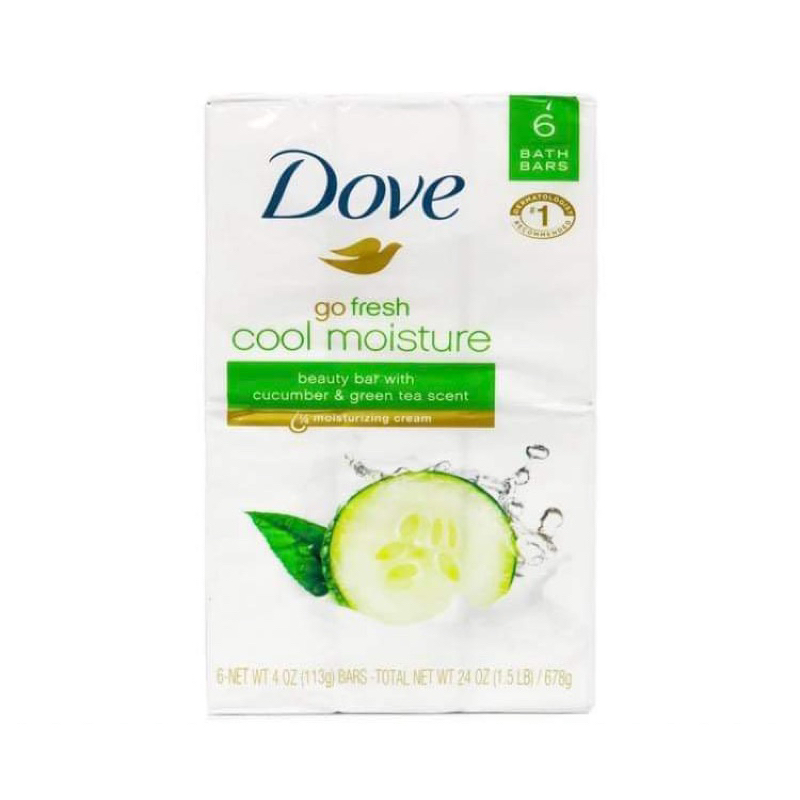 Dove 6 bars Cool Moisture 106g x 6 | Shopee Philippines