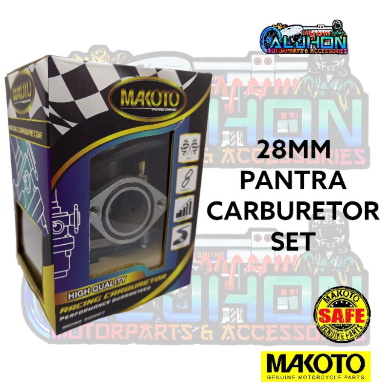 MAKOTO RACING 28MM CARB FOR (ALL PANTRA MOTORCYCLE) | Shopee Philippines