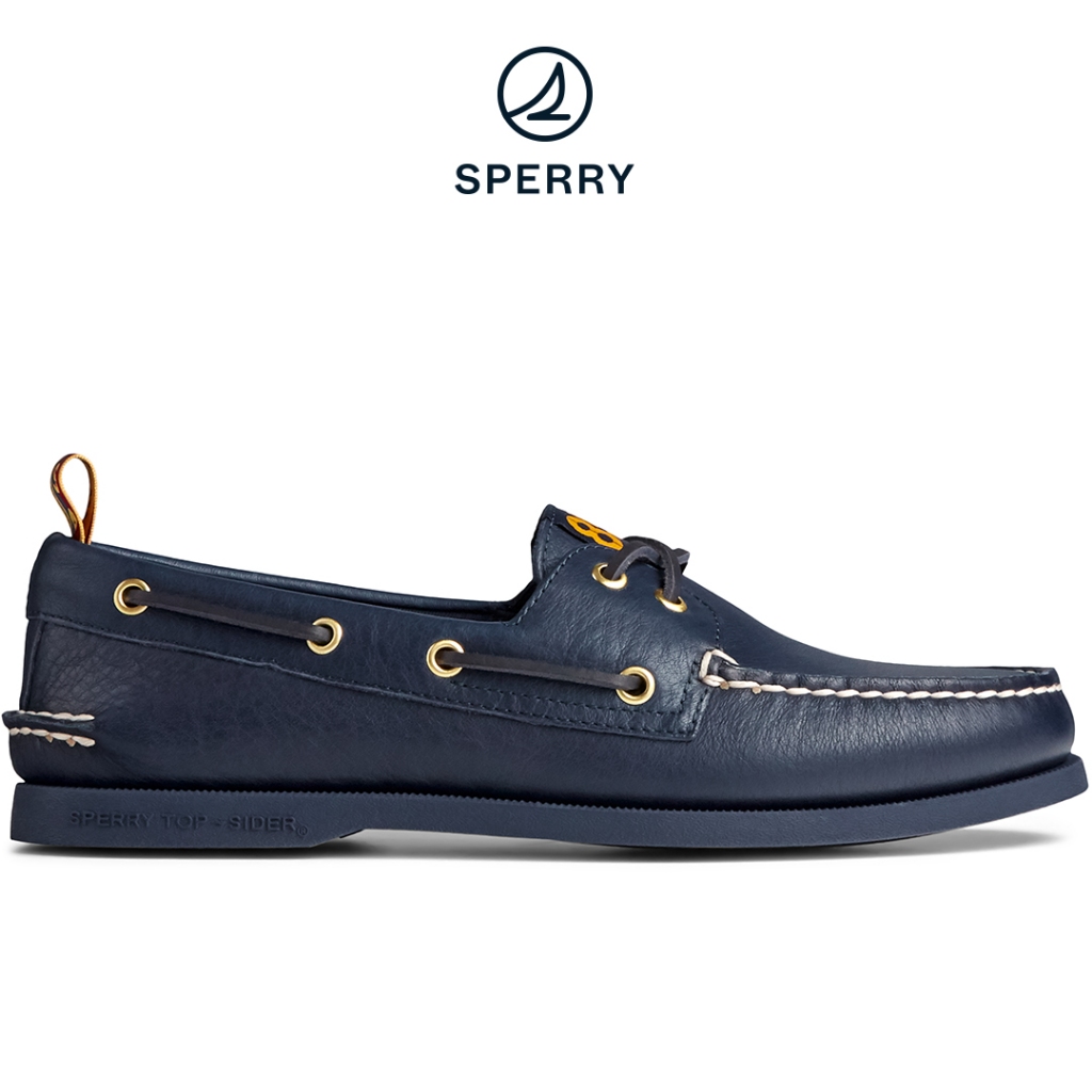 Sperry Men's Authentic Original 2-Eye 85TH Anniversary Boat Shoe- Navy ...