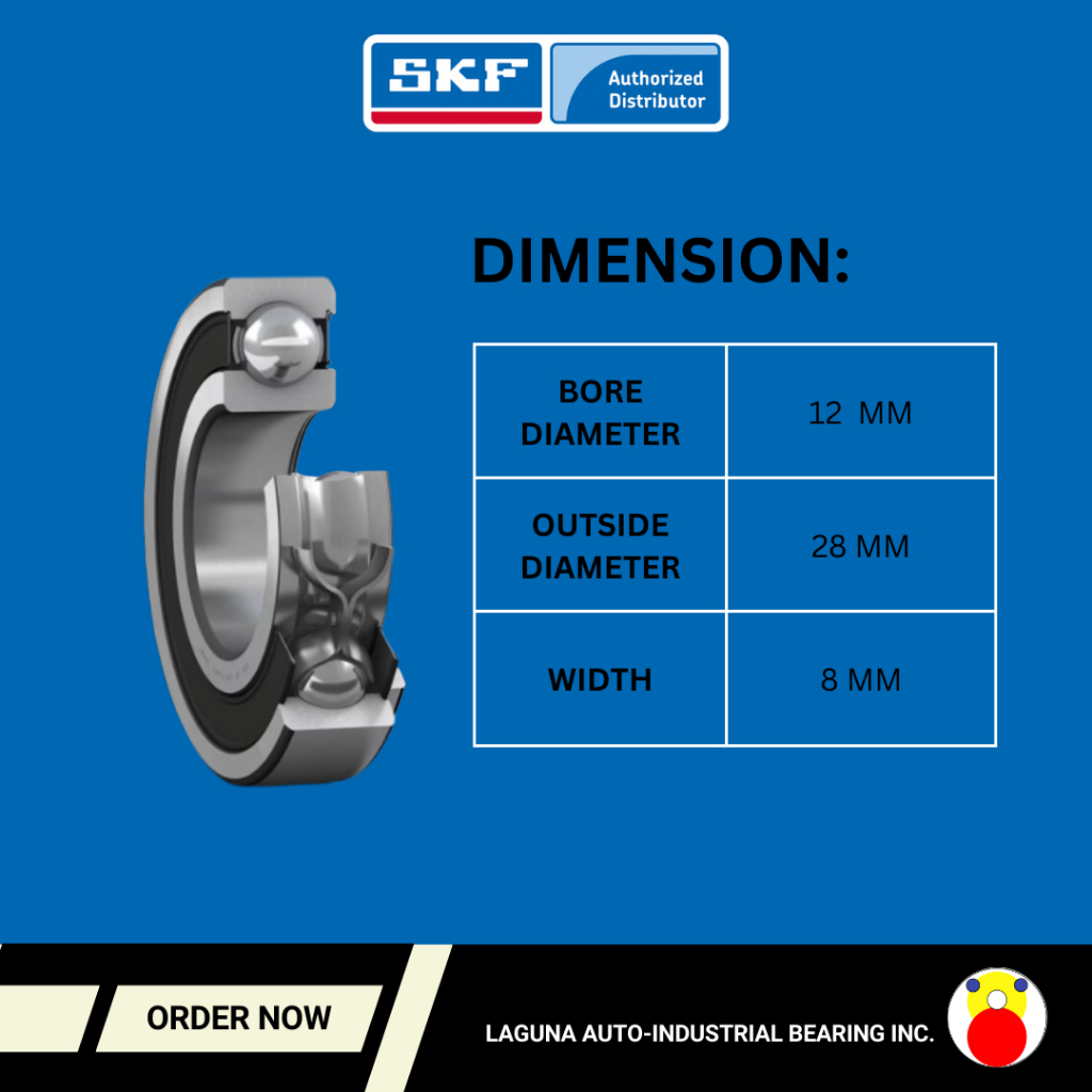SKF 6001-2RSH Deep Groove Ball Bearing | Shopee Philippines