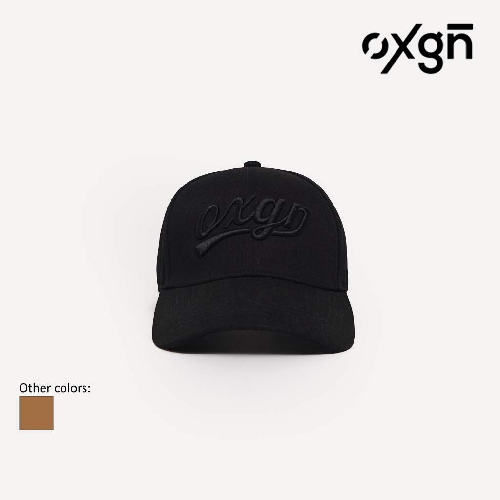 OXGN Curved Cap For Men And Women (Black/Tan/Cream) | Shopee Philippines