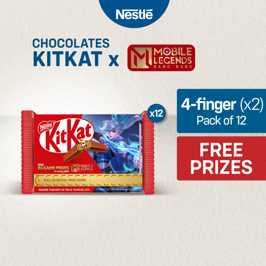 [KitKat x Mobile Legends: Bang Bang Promo] KitKat Milk Chocolate 35g x2 ...