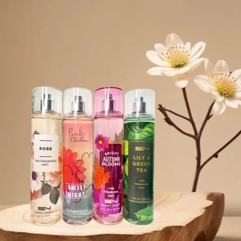 TATA DEPARTMENT Sweet Night 4pcs Bundle Set Fragrance Mist Classy Clean ...