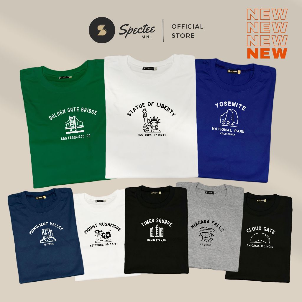 Spectee MNL | New Random Places Part 7 | Aesthetic Unisex Shirts ...