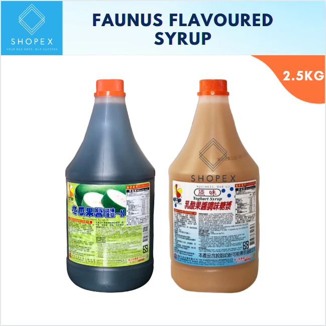Faunus Flavoured Syrup 2.5kg / Winter melon / Yogurt / Fruit Syrups ...