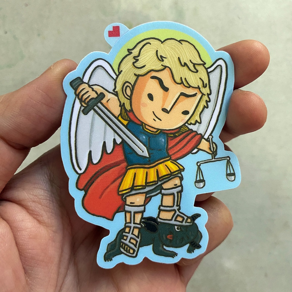St. Michael the Archangel Waterproof Vinyl Sticker | Shopee Philippines