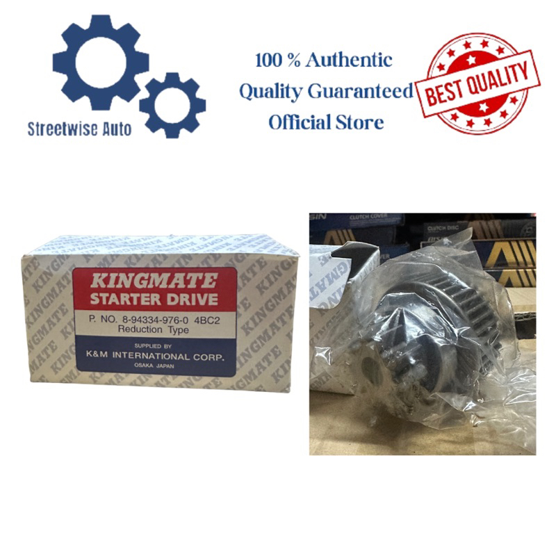 kingmate starter drive isuzu (8943349760-K) | Shopee Philippines