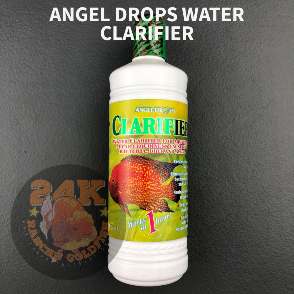 ANGEL DROPS WATER CLARIFIER 125ML 265 ML ANTI-CLOUDY WATER FOR AQUARIUM ...