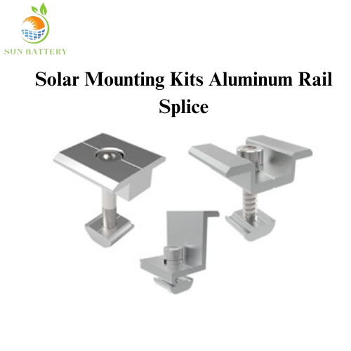 END CLAMP MID CLAMP L-FOOT Solar Mounting Kits Aluminum Rail Splice ...