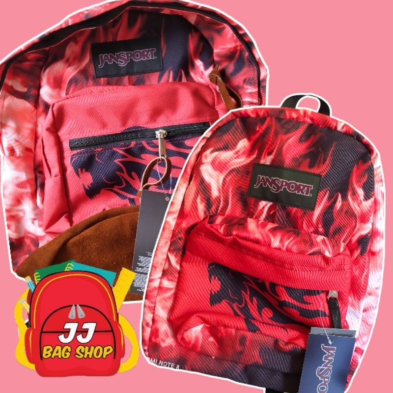 JS BACKPACK DRAGON FLAME DESIGN | Shopee Philippines