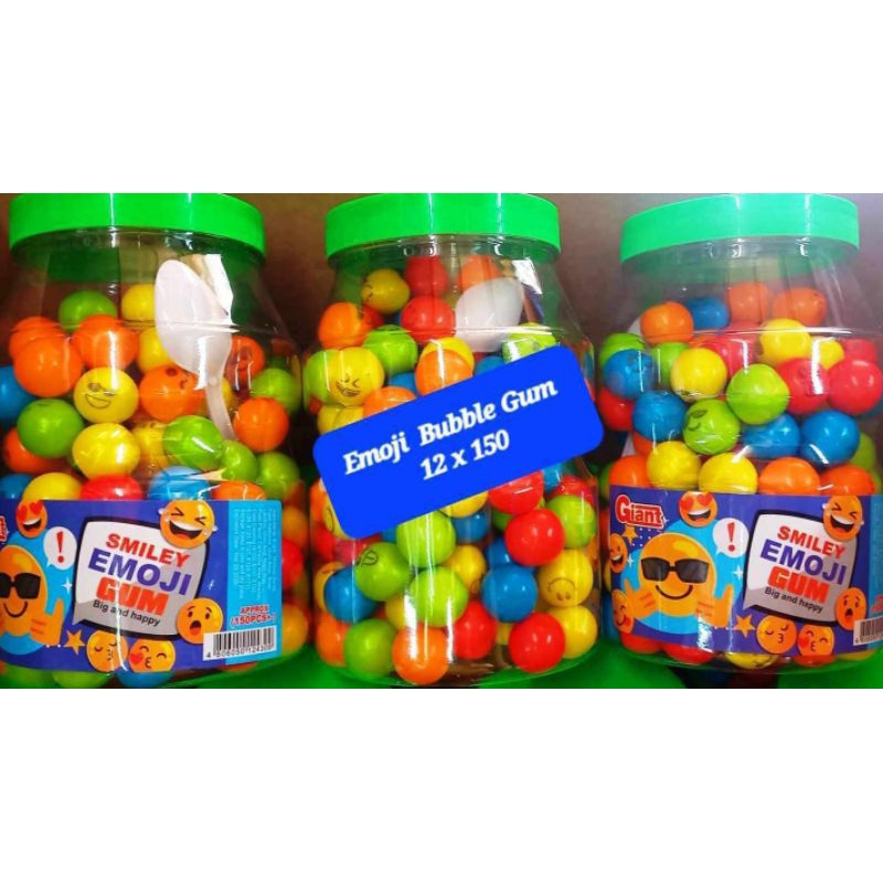 WATERMELON, CHALK, EMOJI BUBBLE GUM, 150 PIECES | Shopee Philippines