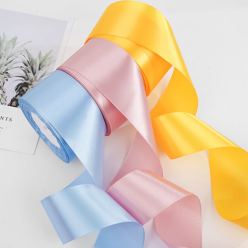 (25Yards/Roll ribbon) 5cm satin ribbon, decorative ribbon, gift ...
