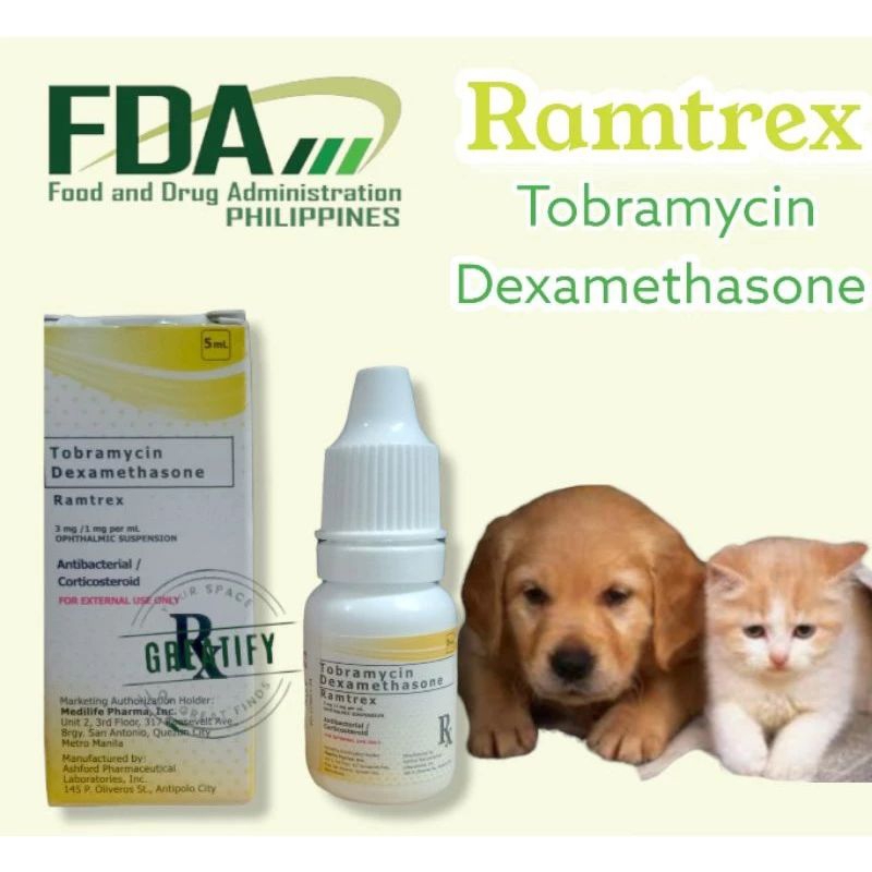 Gamot sa mata ng aso at pusa Ramtrex | Shopee Philippines