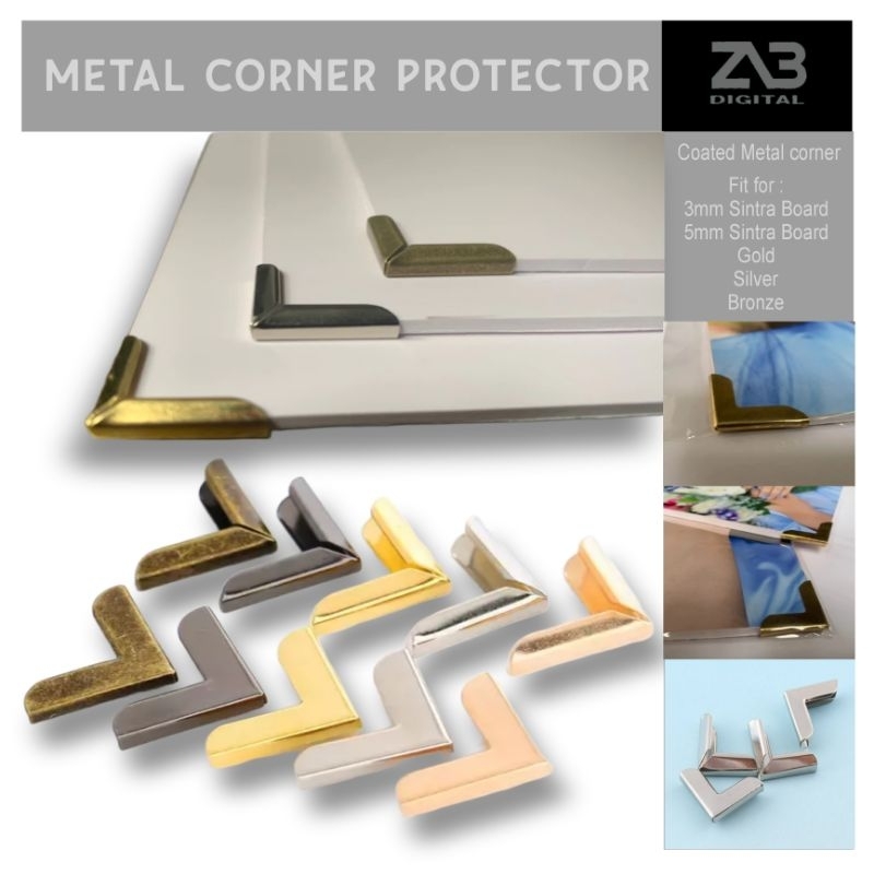 Sintra Board 4pcs Elegant Corner (for 3mm/5mm sintra board) | Shopee ...