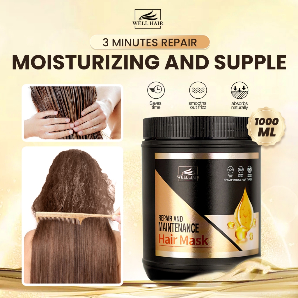 Well Hair Mask hair treatment repair damage smooth Hair maintenance ...