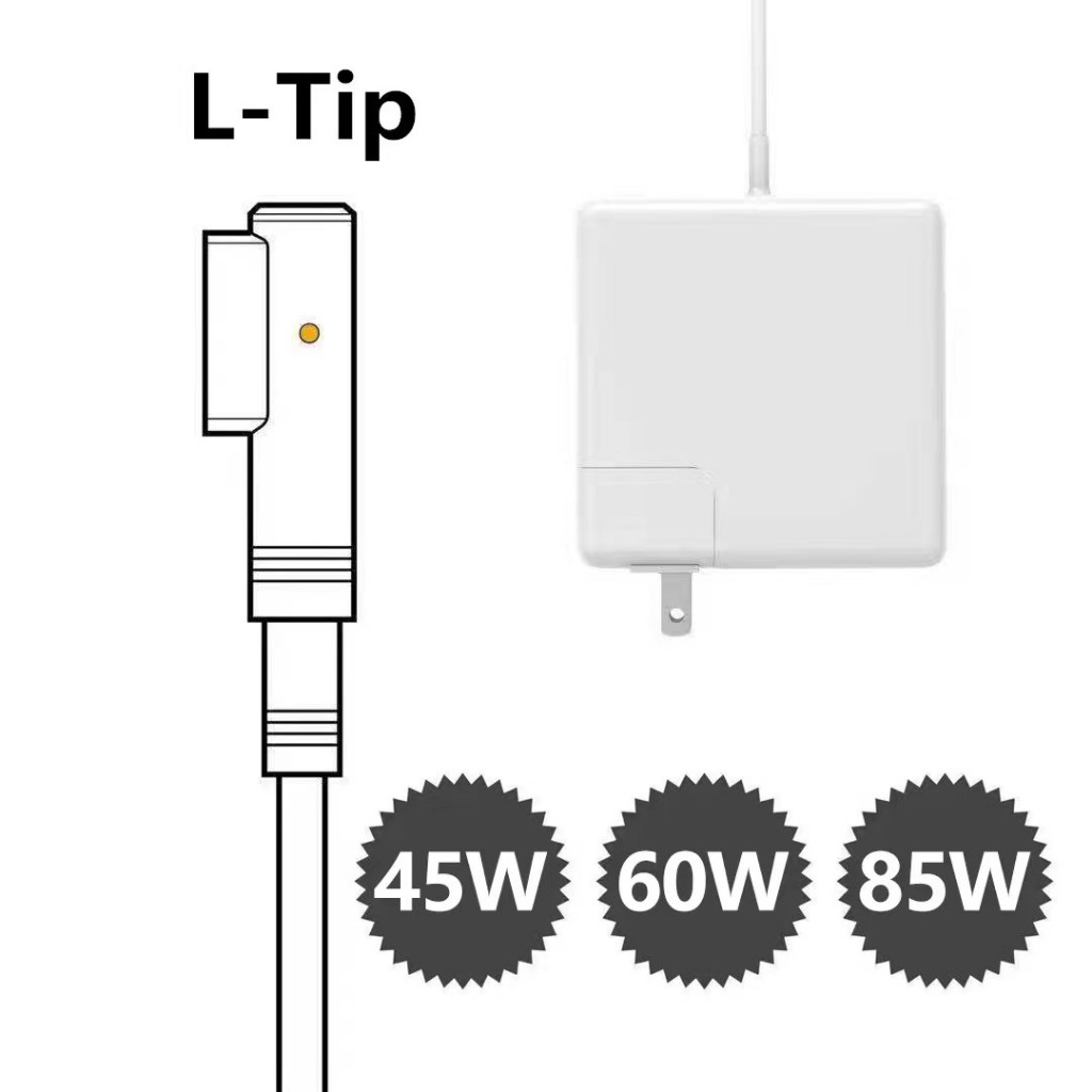Laptop Charger For MacBook Air Pro 45W 60W 85W L Tip Adapter | Shopee ...