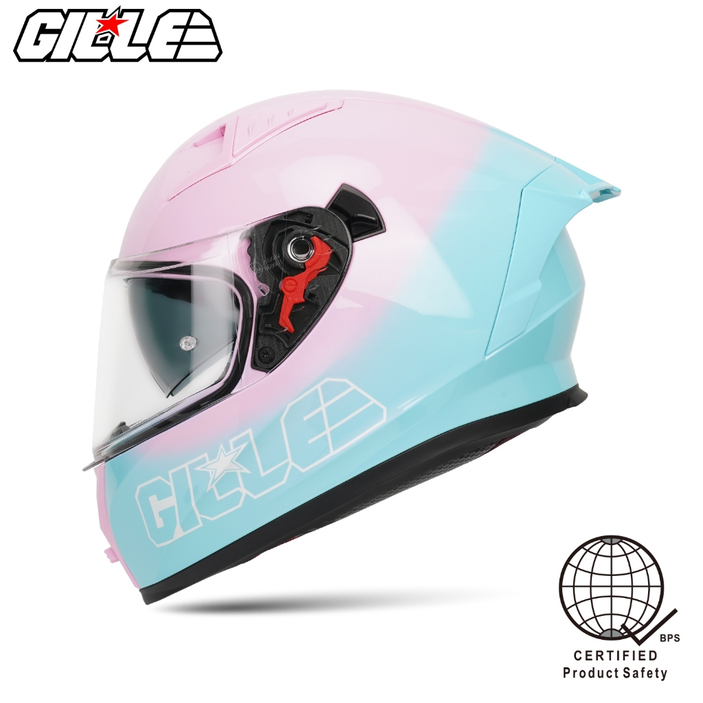 GILLE 135 V1 Two Tone Dual Visor Full Face Motorcycle Helmet For Men ...